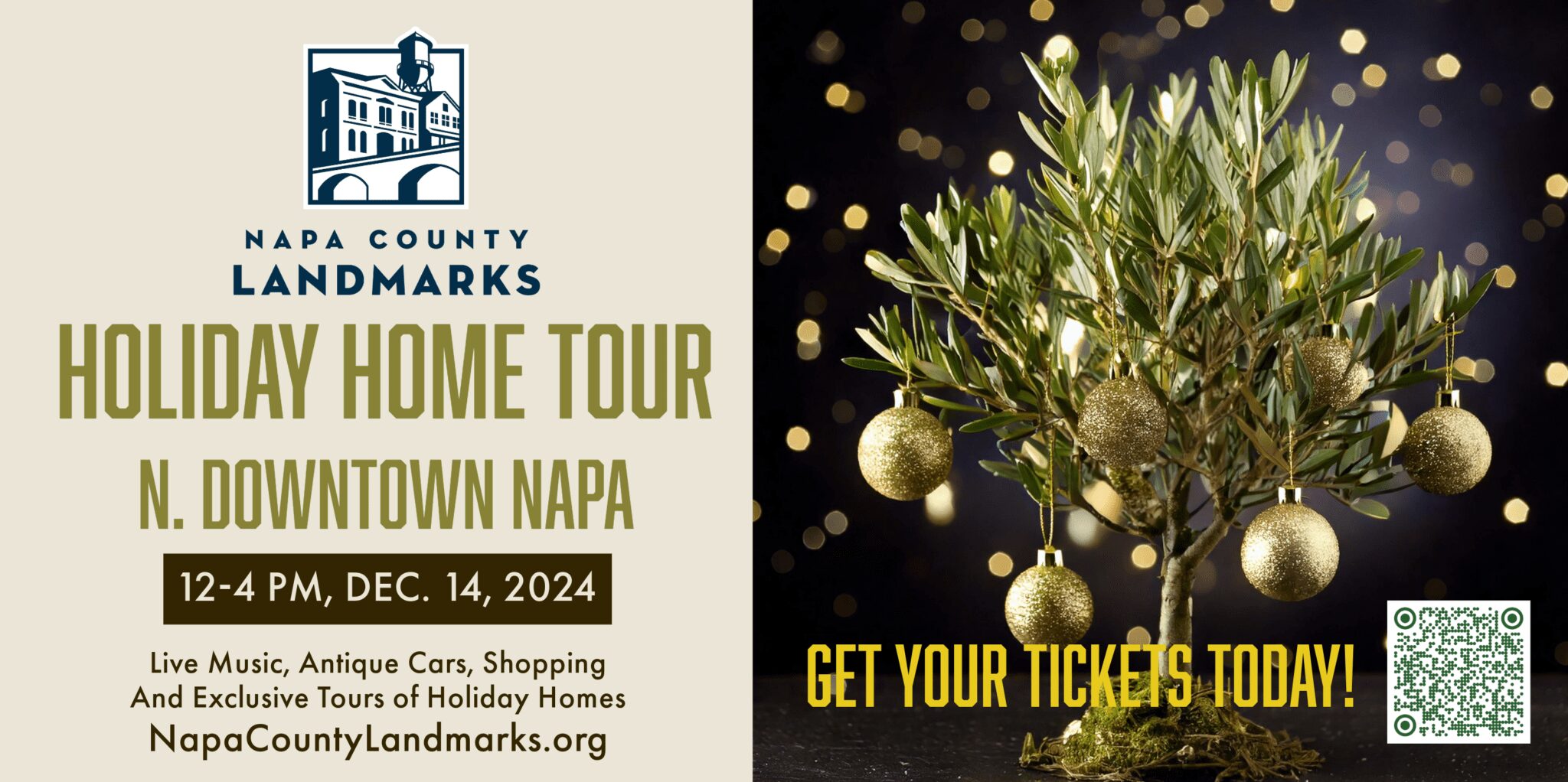 Holiday Home Tour 2024 - Downtown Napa Event