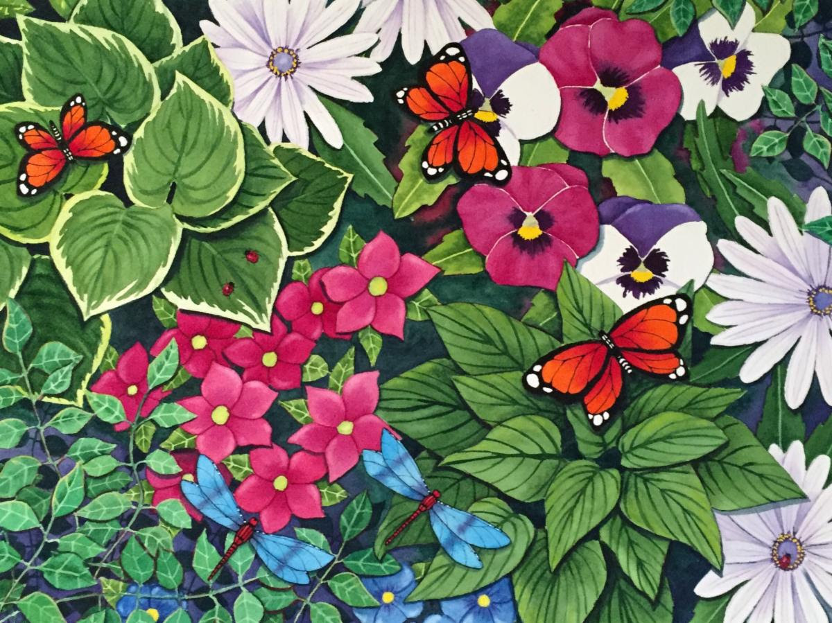 Jessel Gallery -DIANE POPE WATERCOLORS CLASS - Floral Bouquet or Garden ...
