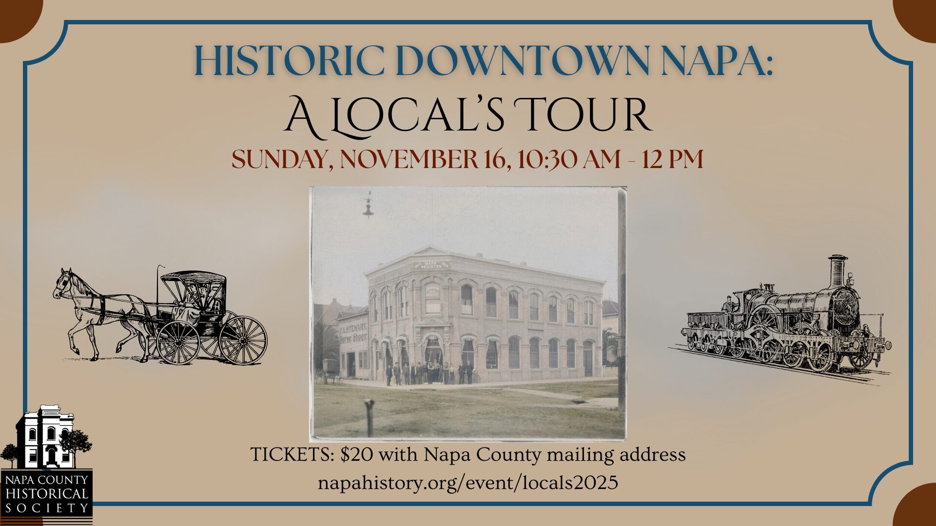 Historic Downtown Napa: A Local's Tour - Downtown Napa Event